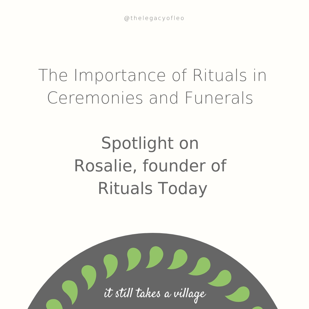 The Importance of Rituals and Ceremonies | Rosalie for the # ...
